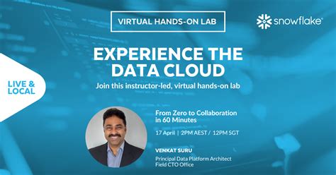 virtual hands on lab from zero to snowflake collaboration in 60 minutes