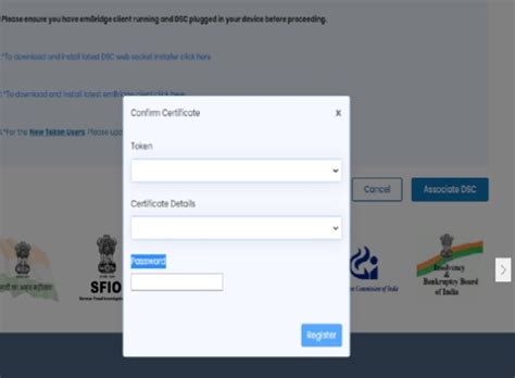 How To Associate Dsc On Mca V3 Portal Faq