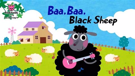 鹅妈妈动画Baa Baa Black Sheep看动画儿歌学英文