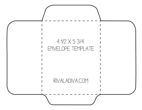 Envelope Template For 8 5 X 11 Paper