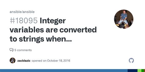 Integer Variables Are Converted To Strings When Referenced In Other