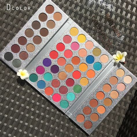 Beauty Glazed Gorgeous Me 63 Colors Eye Shadows Palette Shimmer Glitter