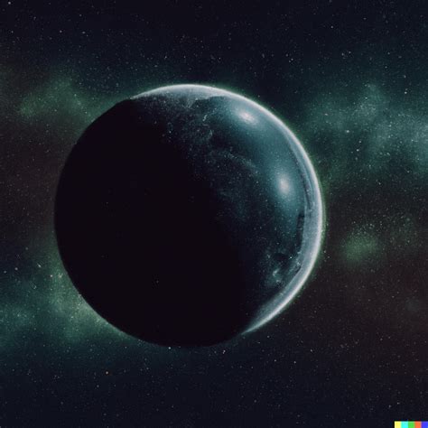 a planet floating in space r dalle2