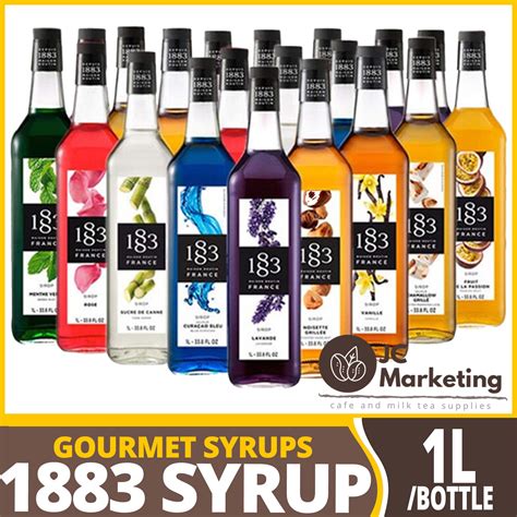 Routin 1883 Branded Gourmet Syrups 1l More Flavors France Drinks Best