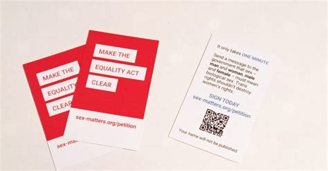 Petition To Make The Equality Act Clear Campaign Webinar Sex Matters