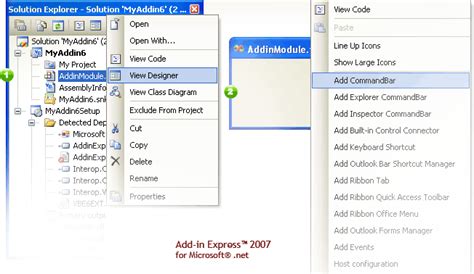 Programming Outlook Com Add In Plugin In C C Vb Net Outlook