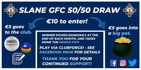 Slane Hub Slane Gfc 50 50 Draw