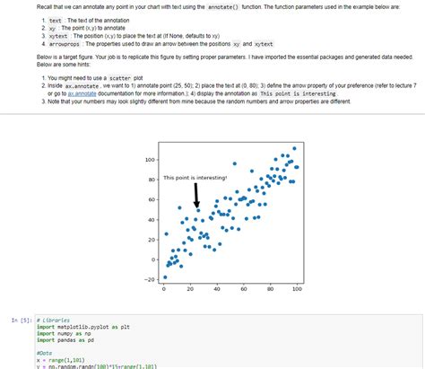 Solved Recall That We Can Annotate Any Point In Your Chart