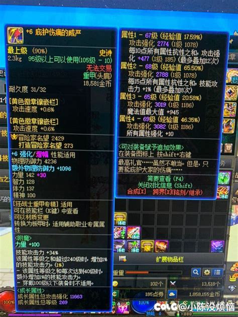 深潜4015属强肩和庇护伤痛的威严哪个更好，伤害高沃特碧们的colgdnf地下城与勇士 Colg玩家社区
