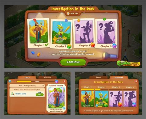 ArtStation Game Ui Playrix Games Game Ui Games Game Ui Design