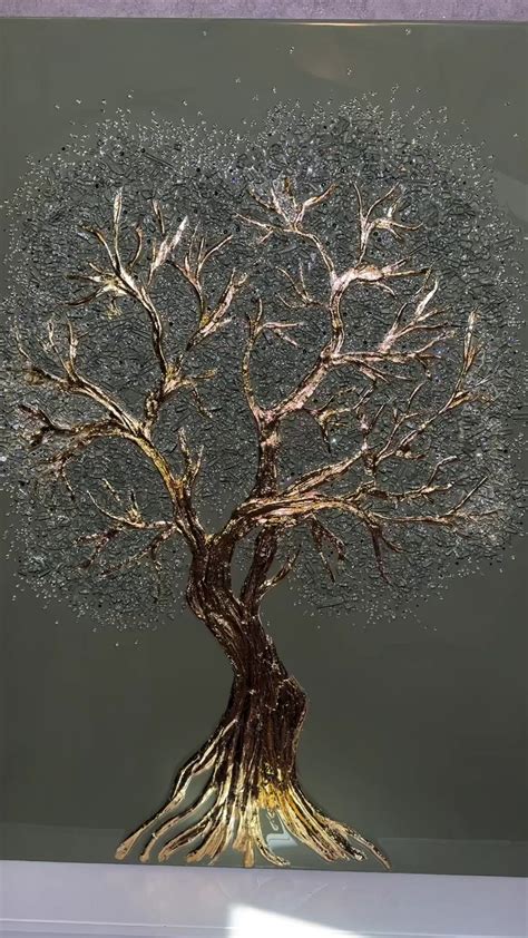 Картина Дерево Изобилия художник Иванова Марина Цветочные росписи Абстрактные деревья Картины