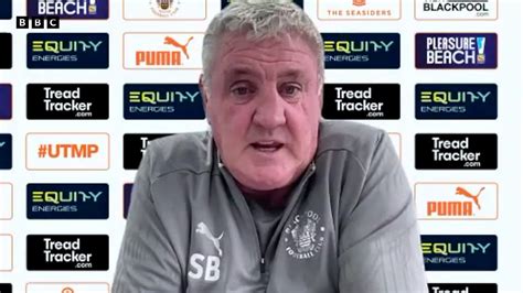 Bbc Radio Lancashire Lancashire Sport Blackpool Head Coach Steve Bruce