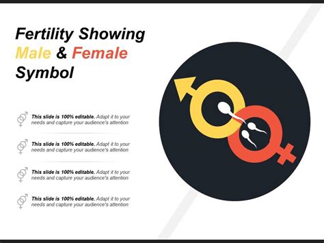 Fertility Showing Male And Female Symbol Powerpoint Slide Template