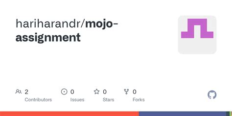Github Hariharandrmojo Assignment