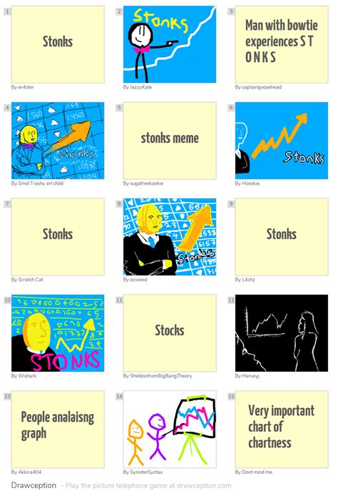 Stonks Drawception