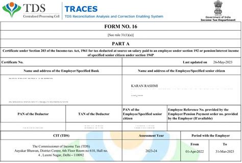 Form 16 Meaning Your Tax Certificate Explained Shiksha Online
