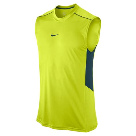 Nike Mens Legacy Sleeveless T Shirt Volt Green Sports And Leisure