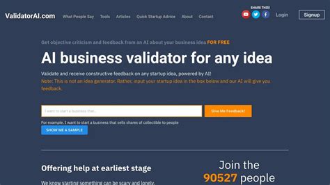 Validatorai Ai Powered Startup Idea Validator Creati Ai
