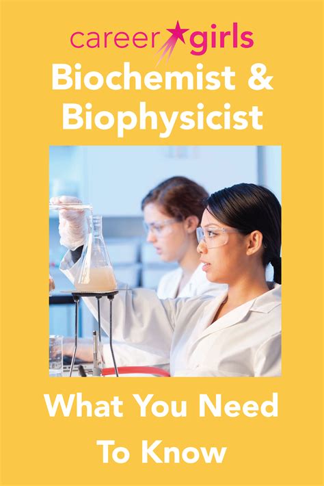 Biochemists And Biophysicists Study The Chemical And Physical