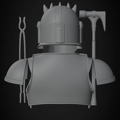 3d File The Mandalorian Armorer Full Armor And Tools For Cosplay 🪖 ・3d