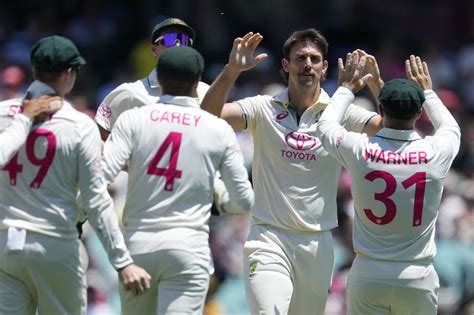 Mitchell Marsh Had Shan Masood Caught In The Slips Again