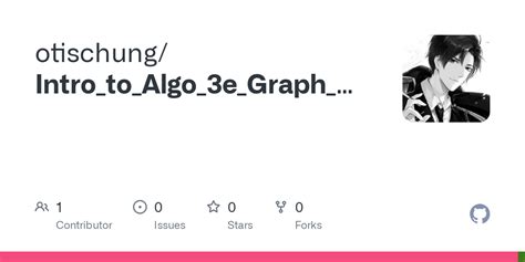 GitHub Otischung Intro To Algo E Graph Theory