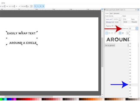 Jak zawijać tekst wokół koła w Inkscape Davies Media Design