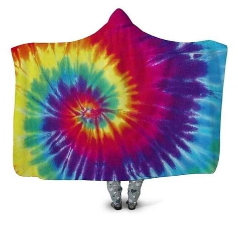 Classic Tie Dye Swirl Blanket Hoodie Corethermax