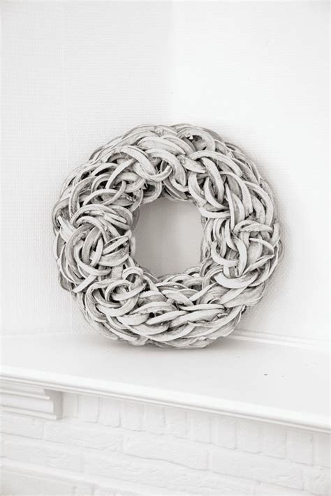 Couronne Krans Coco C Slice White 40cm Bol