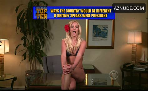 Britney Spears Bikini Scene In Late Show With David Letterman Aznude