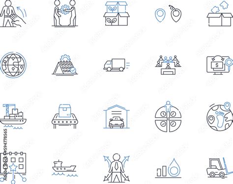 Product Realization Line Icons Collection Design Prototyping