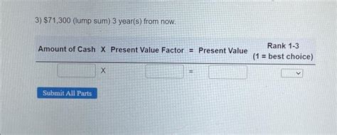 Solved Present Value Of 1 Begin Tabular Ccccccccccc