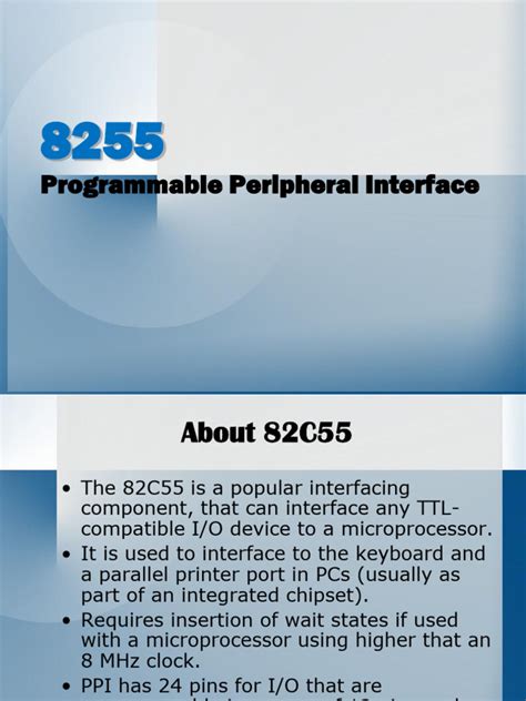 8255ppi Pdf Analog To Digital Converter Inputoutput