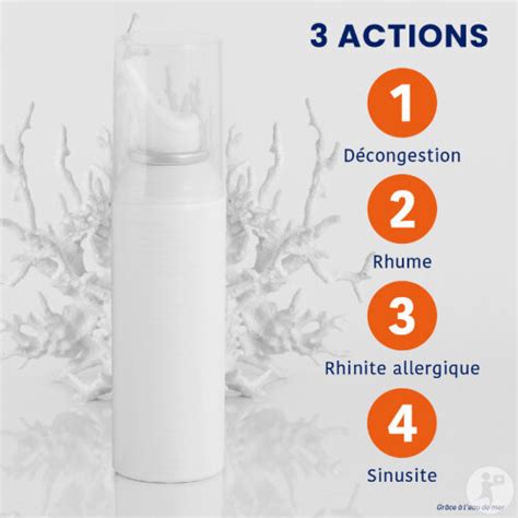Santarome Bio Respi Rub Spray Nasal Hypertonique Nez Bouché Flacon