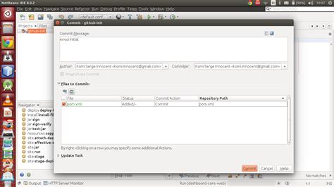Héberger Son Projet Sur Github Via Netbeans