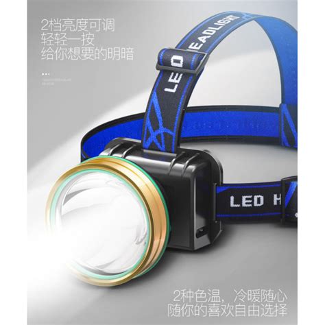 Original Senter Kepala Led Super Terang Headlamp Cas Jarak Jauh 2000