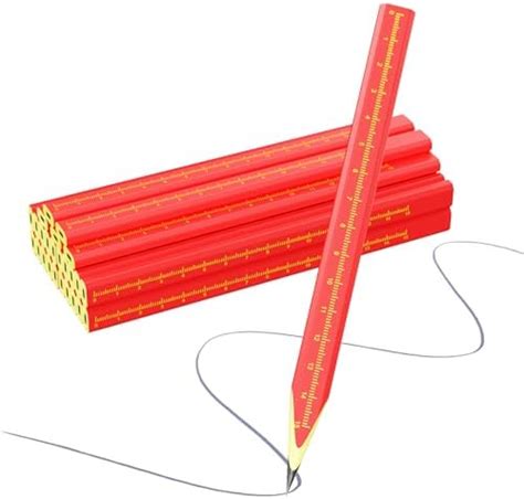 Kr Lif 25 Pcs Carpenters Pencil Construction Pencils