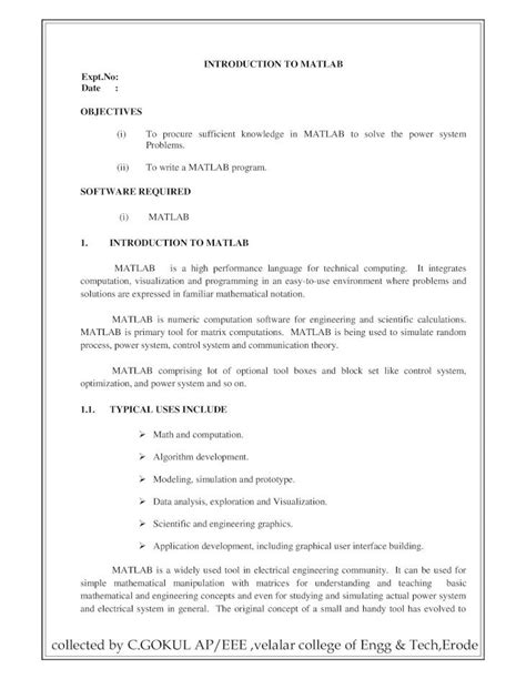 pdf ee6711 power system simulation lab manual dokumen tips