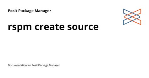 Rspm Create Source Posit Package Manager Rspm Create Source Posit Package Manager