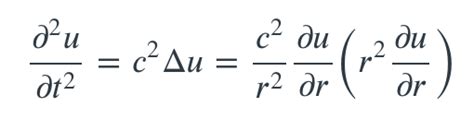 Solved Solve The 3 D Spherical Wave Equation Over The