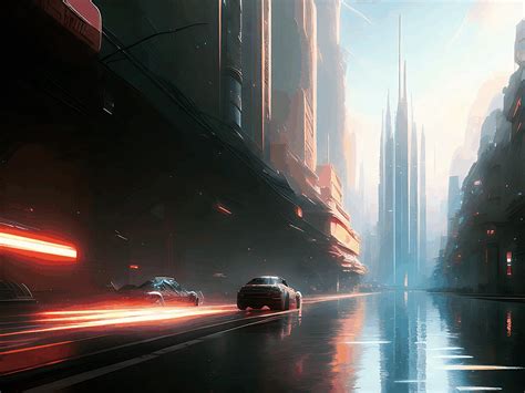 Download Ai Generated City Futuristic Royalty Free Stock