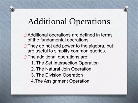 relational model unit ii ppt