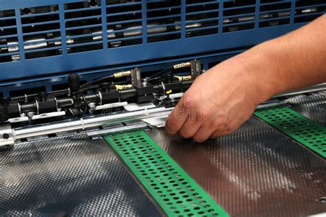 Paper Feeder On Printing Press Stock Image Image Of Work Feeder 1426915