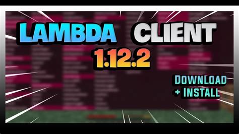 2Y2C Hướng Dẫn Download Install Lambda Client Hack Client