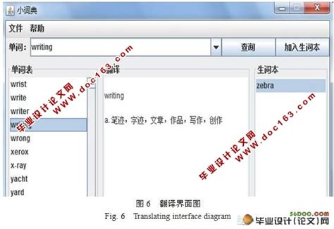 小型电子词典设计与实现 附答辩 JAVA 毕业设计论文网