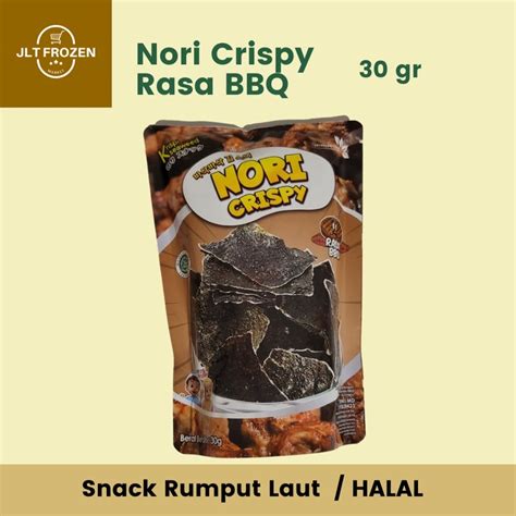 Jual Crispy Nori Bbq Snack Rumput Laut Seaweed Bbq Shopee Indonesia