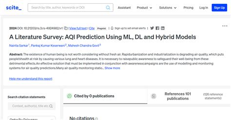 A Literature Survey Aqi Prediction Using Ml Dl And Hybrid Models