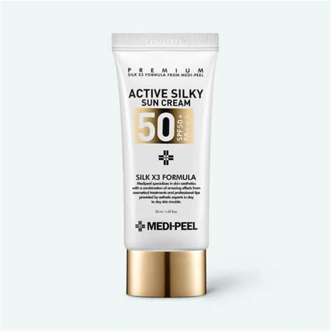 MEDI-PEEL Active Silky Sun Cream SPF50+ PA+++ 50ml – DERMA SANUS