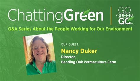 Chatting Green With Nancy Duker Of Bending Oak Permaculture Farm Go