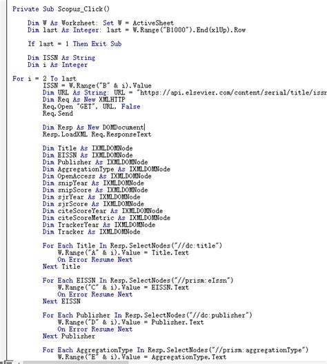 GitHub Haozeng0 VBAinExcel Ulrichs Web API Elsevier Scopus API In Excel